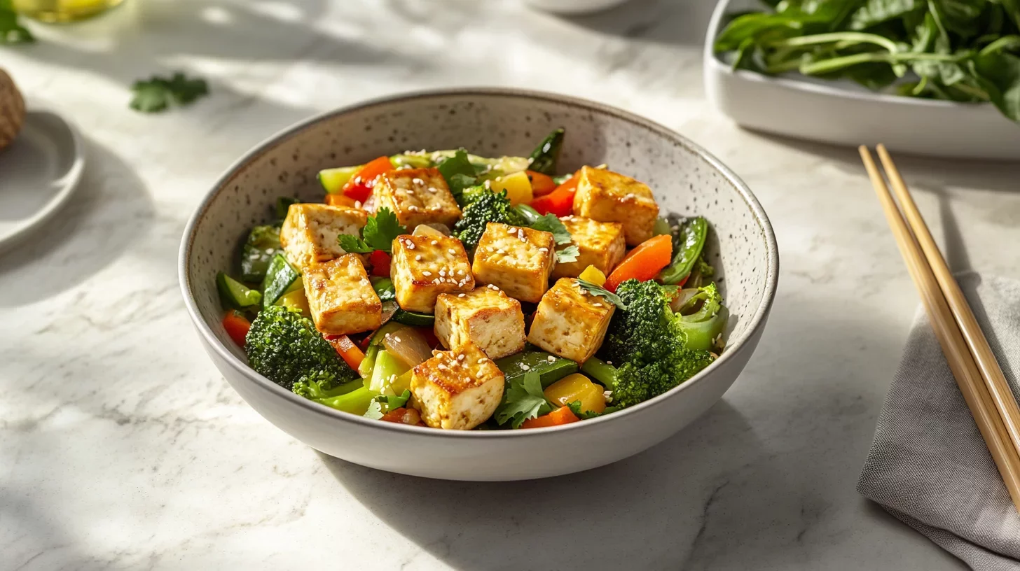 Low-Calorie Vegetable Stir-Fry with Tofu — FitBodyEats